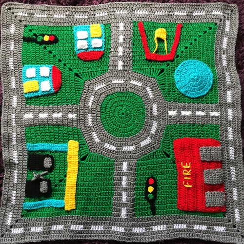 Road playmat crochet pattern | YayForCrochet