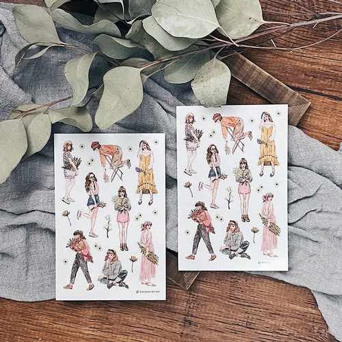 Bon Bon Stickers - Transfer Stickers - Flower Shop Girls | The Little ...