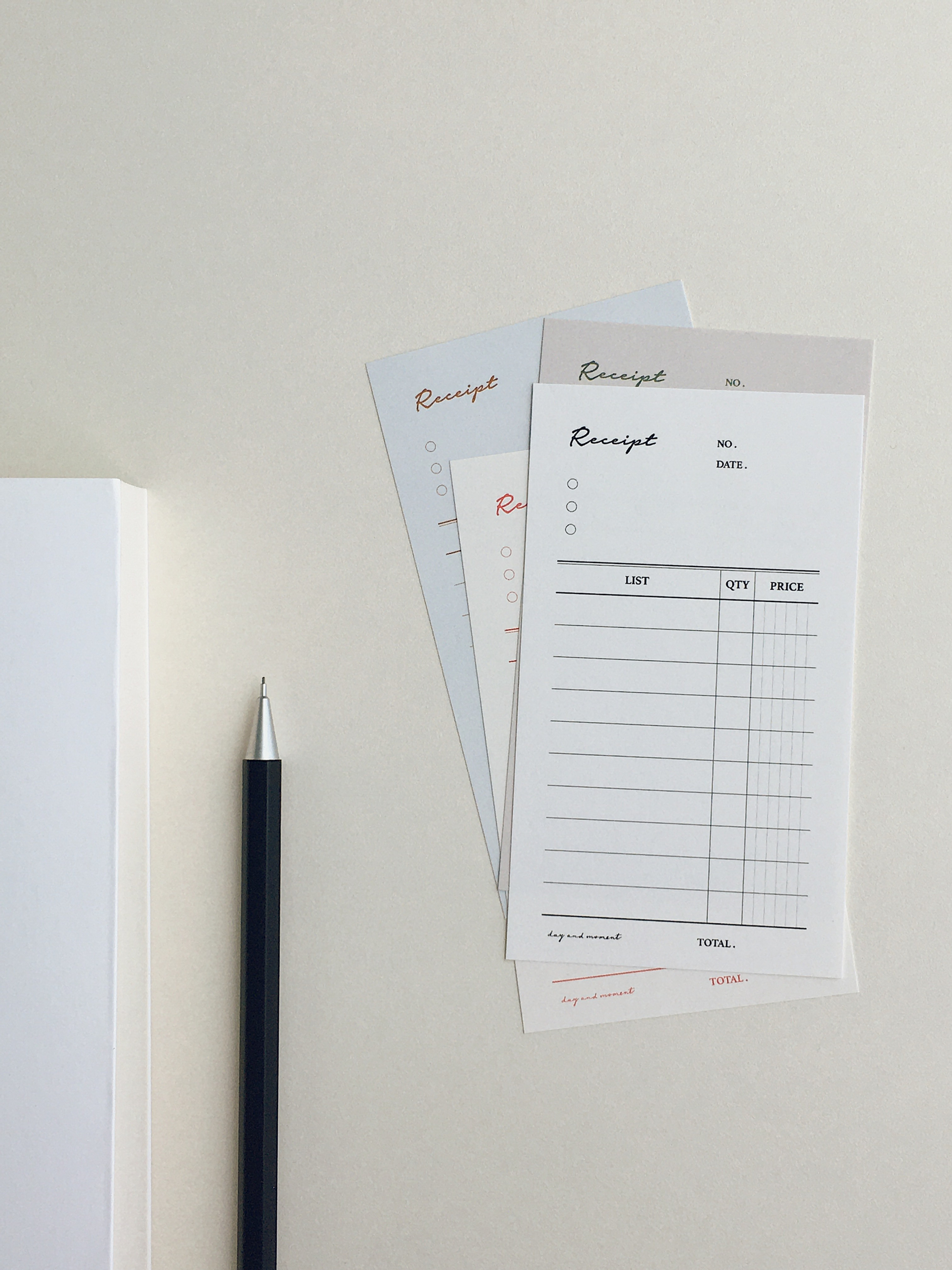 Day And Moment - Receipt Memo Paper (Large)