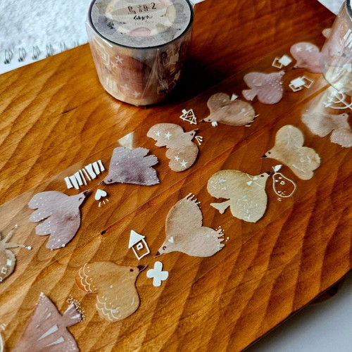 Pei Pan - Bird Song 2 Washi and PET Tape | The Little Whimsy