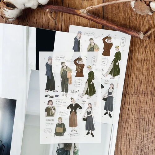 Bon Bon Stickers - Transfer Stickers - Jewel Colored Outfit Girls | The ...