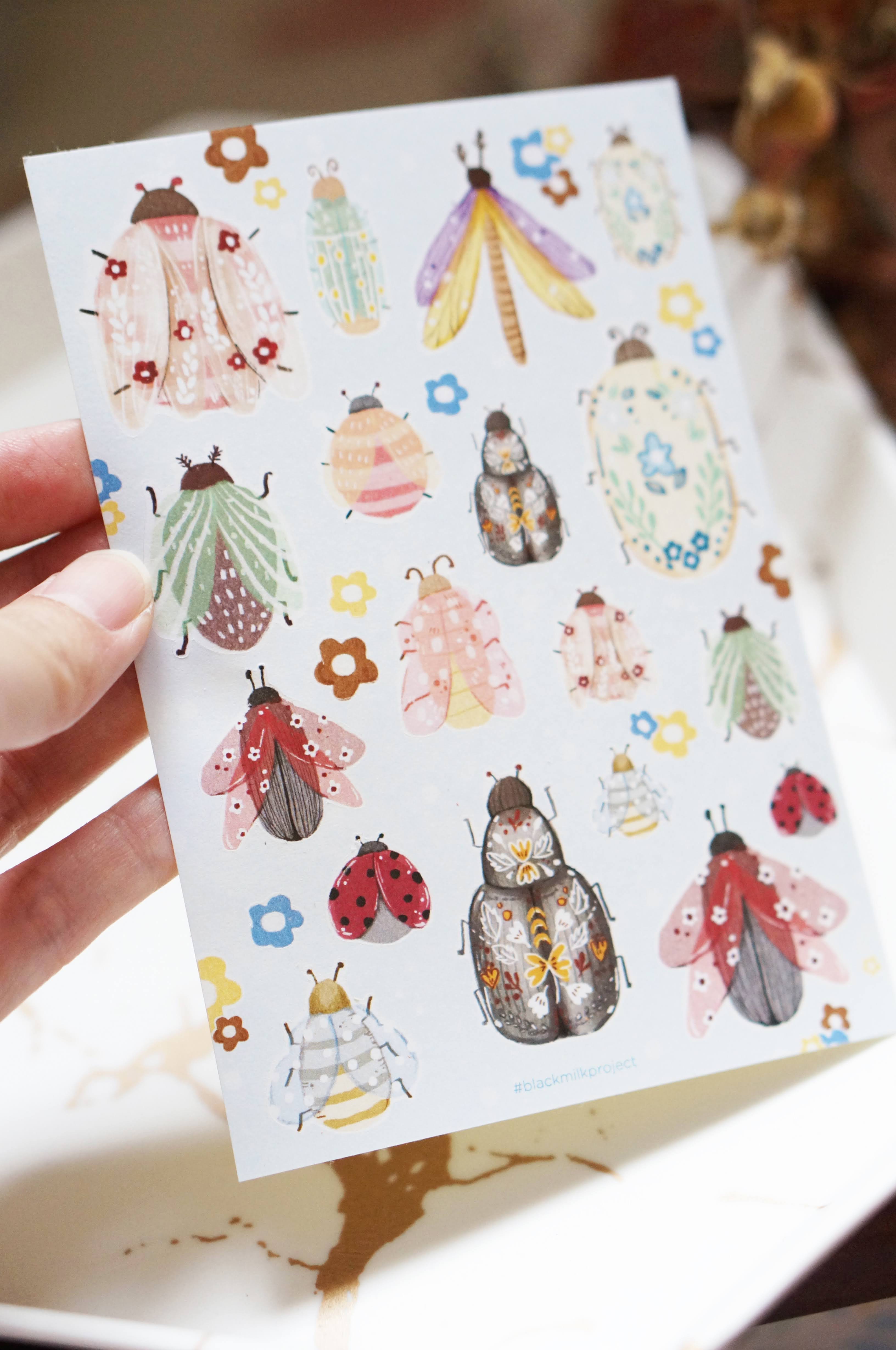 Black Milk Project - Bugs Sticker Sheet