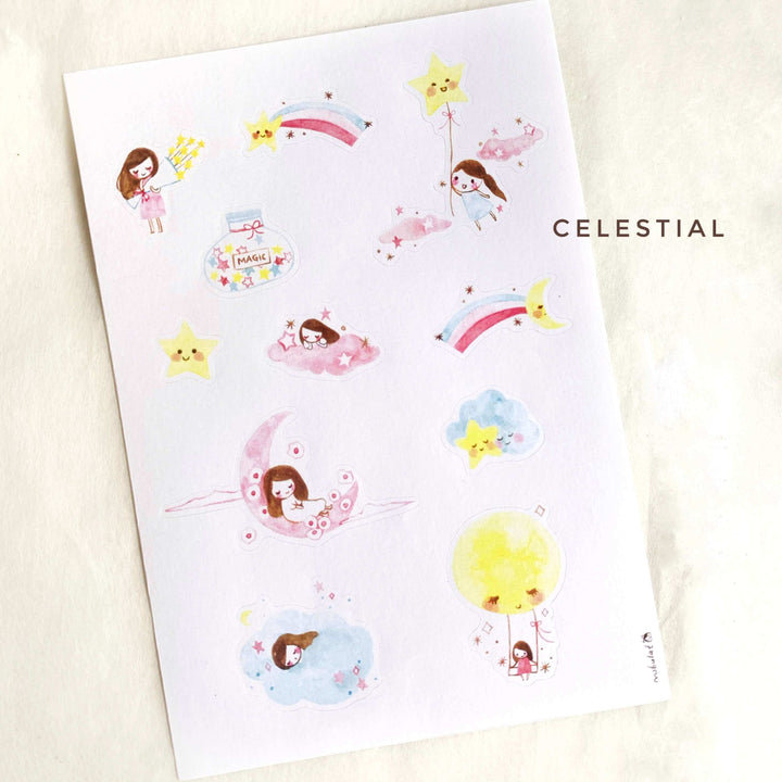 Msbulat - Celestial Sticker Sheet