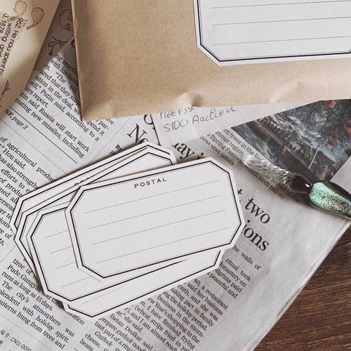 Postal Notes Sticker Memo | The Little Whimsy