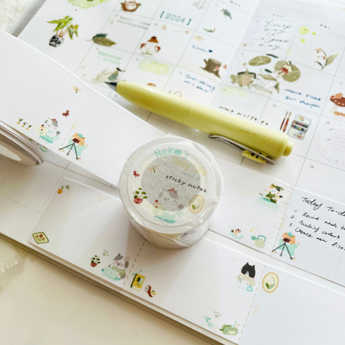 Niconeco x Idiot Sandwich - Neko's Daily Life Perforated Sticky Notes ...