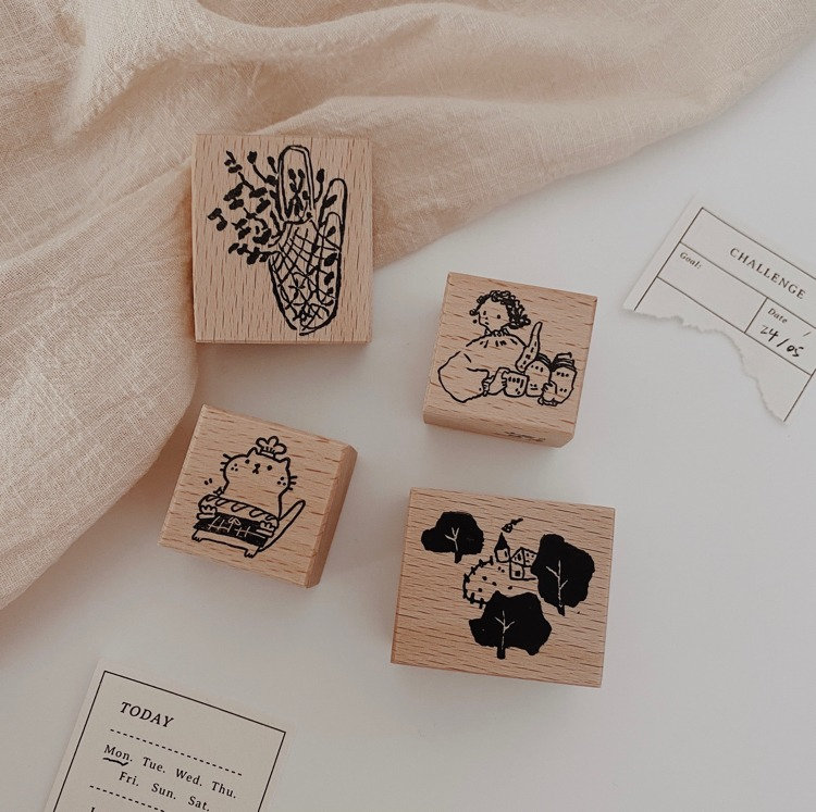 The Backyard - Relaxing Day Rubber Stamp Collection
