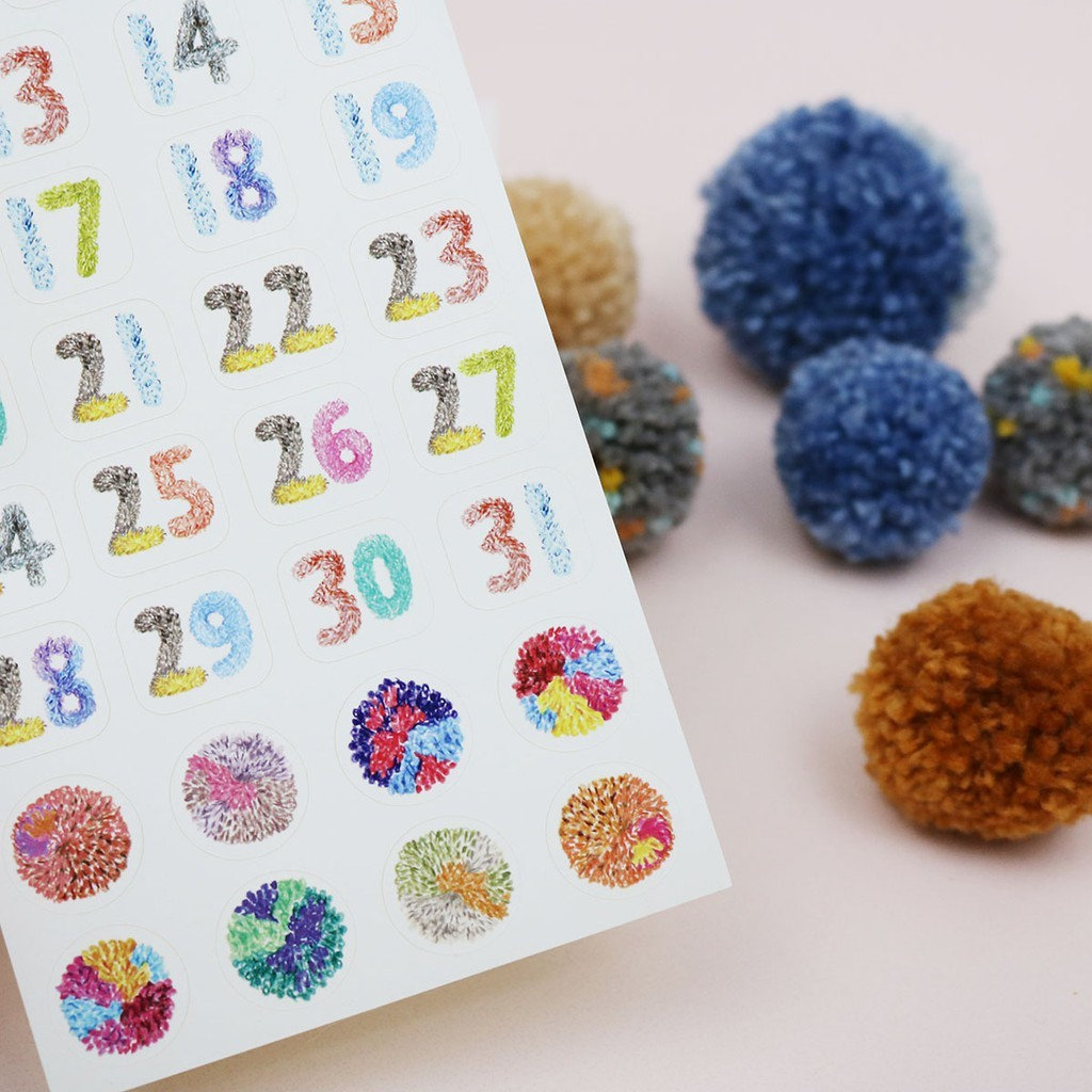 Bon Bon Stickers - Kiss Cut Stickers - Wool Dates