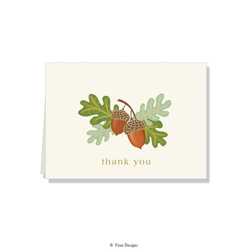 Thank You - Acorn | faux-designs