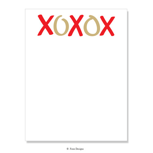 XOXO 8.5 x 11 Sheet | faux-designs