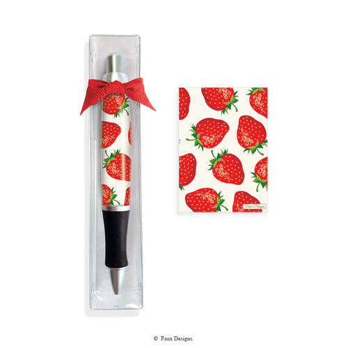 Strawberries Pen | faux-designs