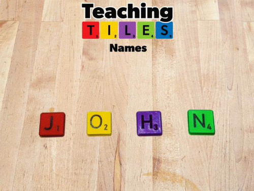 Teaching Tiles - Names (Upper and Lowercase) | Magnetic Learning Co