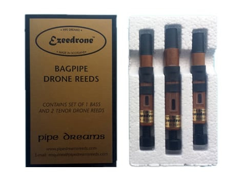 Ezeedrone Bagpipe Drone Reeds (2 Tenor Reeds + Standard Bass) | Mysite