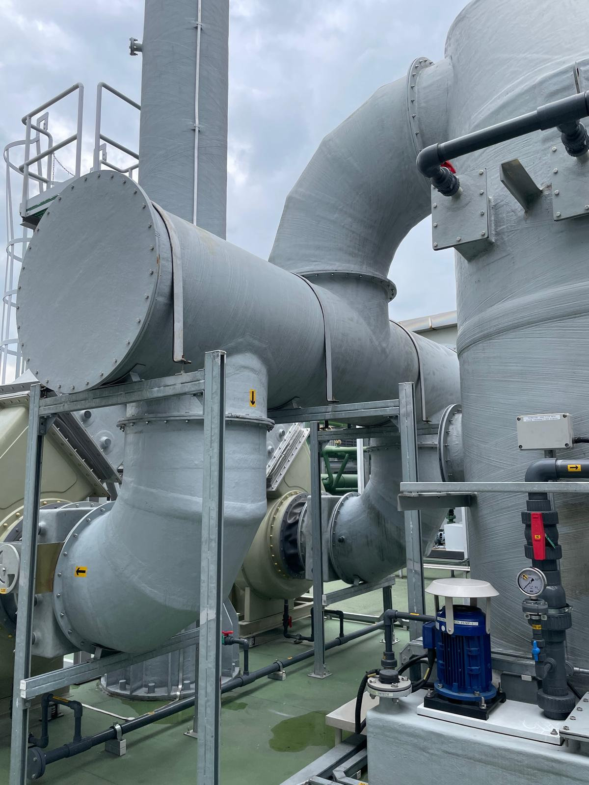 FRP/GRP Fiberglass Pipes, Ductings, Dampers and Accessories