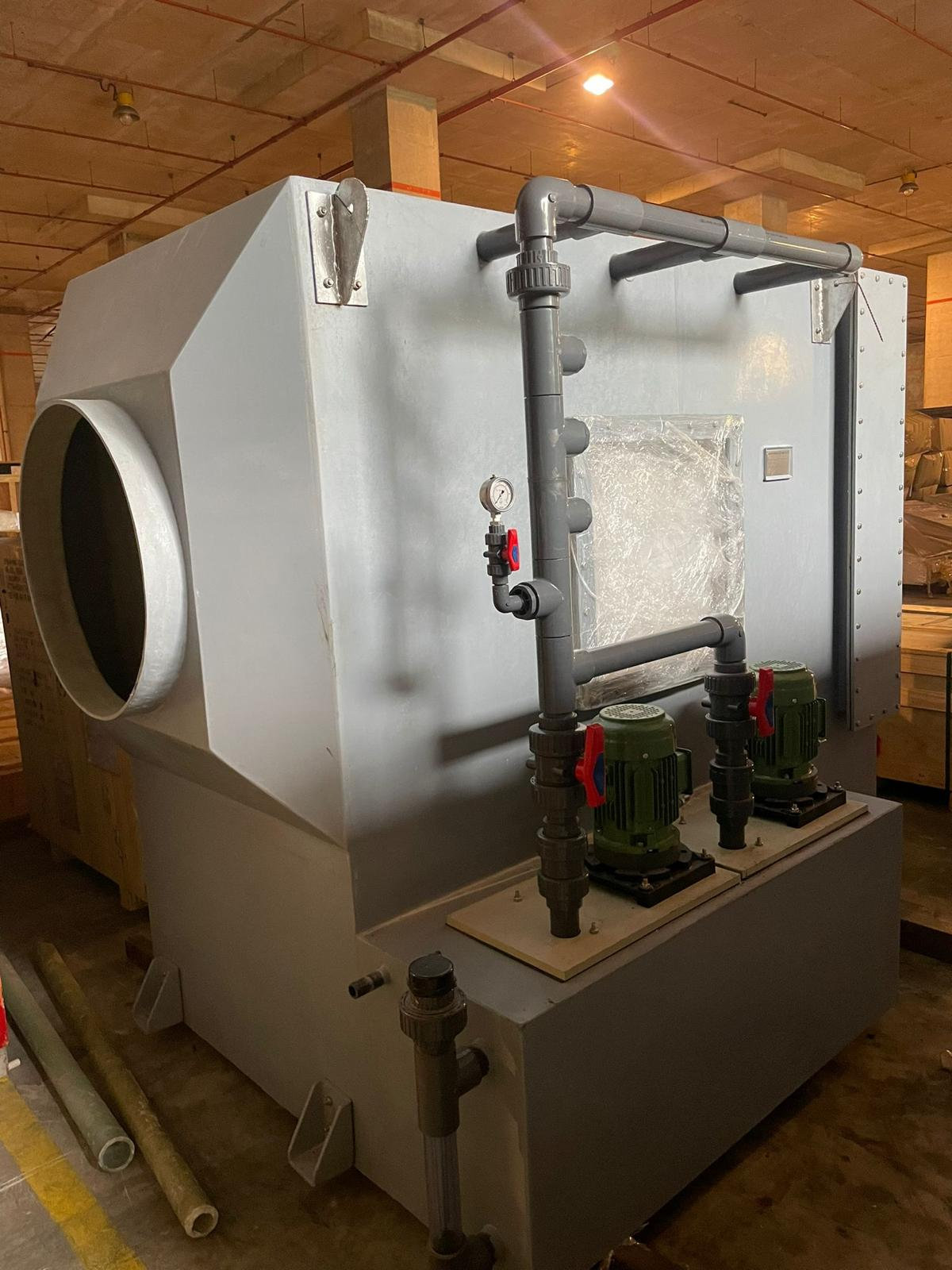 Wet Packed Crossflow Scrubbers