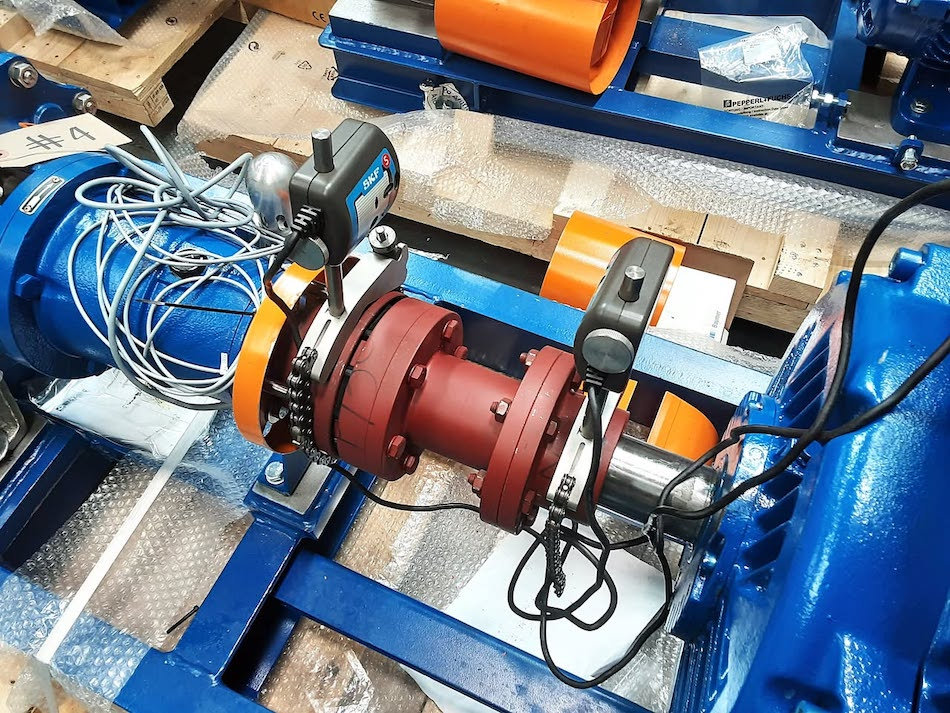 Retrofitting sensors and encoders to new pump sets