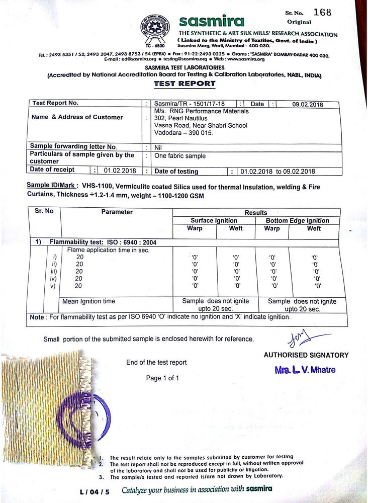 Fire Tests Certificates & their Significance