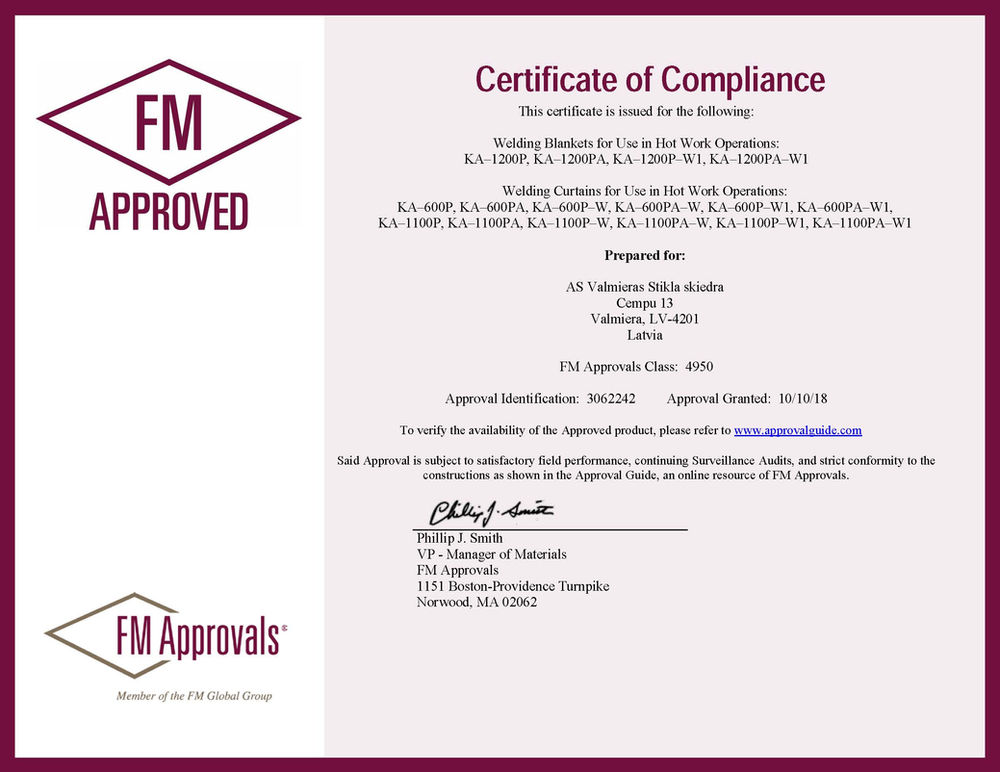 Importance of FM approval for Fire Blankets