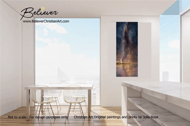 Earth To God painting | Believer Christian Art