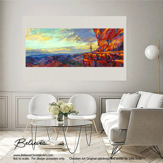 The Lords Work Christian wall art | BelieverChristianArt