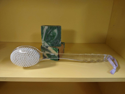 Plastic Back Scrubber | Last Stop Acres