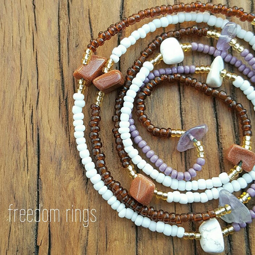 Freedom Rings | alaiyowaistbeads