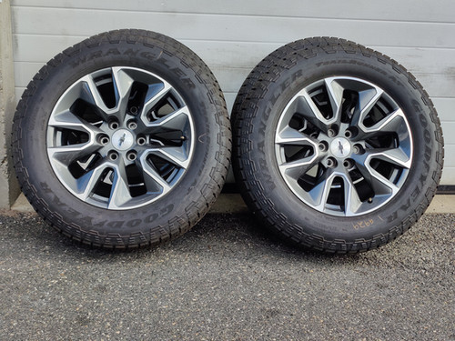 20" Chevy Silverado RST LTZ Rims All Terrain Goodyear Tires 275/60R20 ...