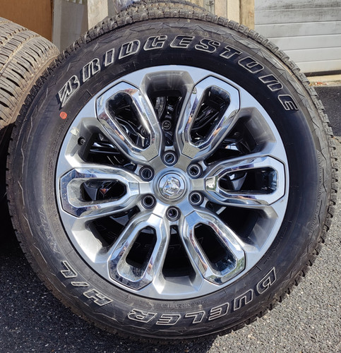 Ram 1500 20" Wheels Tires Chrome Insert Painted Limited ...