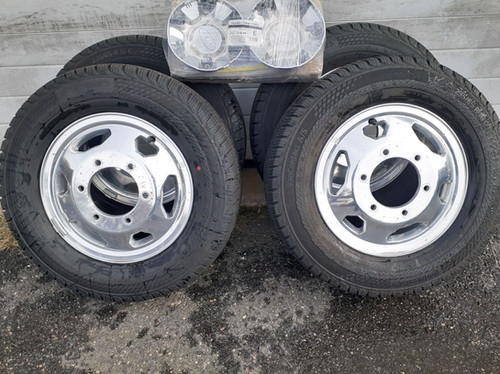 16" Ford Transit sw Polished Alloy Rims Tires AWD 6 Lug ...