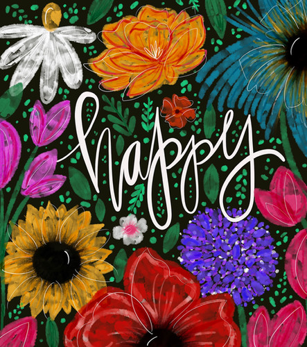 Happy Flower Print Set | Jeff Tadsen Art