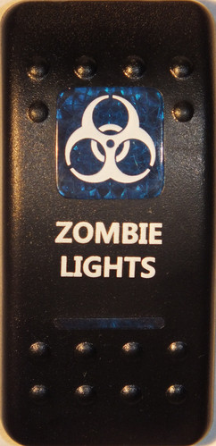 ZOMBIE LIGHT Rocker Switch | dukes-4x4-camping