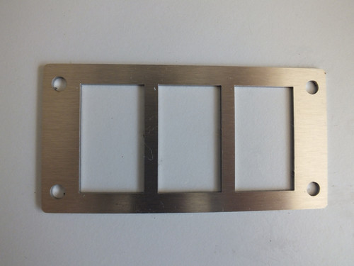 3 SWITCH PANEL HOLDER STAINLESS STEEL | dukes-4x4-camping