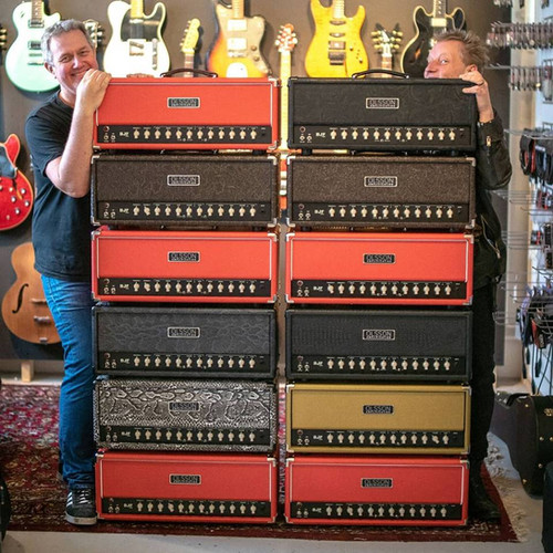 Olsson BJF100 head custom tolex | PrimoFX LLC