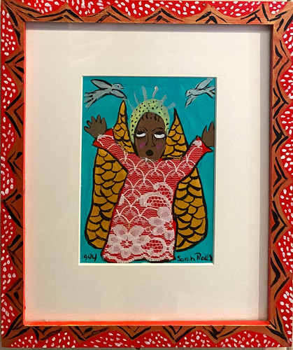 Angel in Red by Sarah Rakes | JT Folk Art