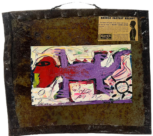 Magnet Board with Gatorman by Carl Knickerbocker | JT Folk Art