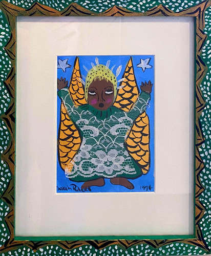 Angel in Green by Sarah Rakes | JT Folk Art