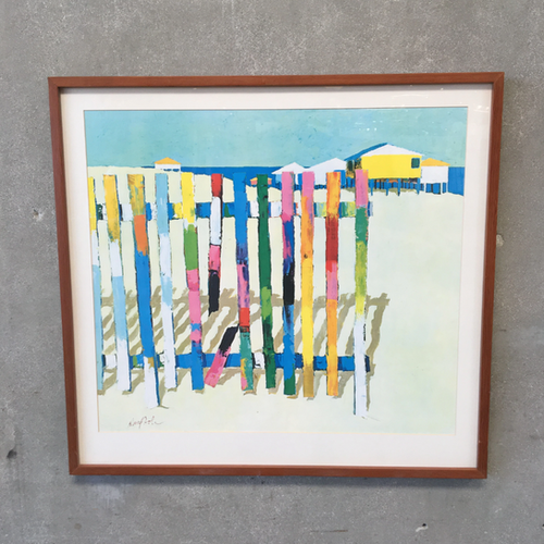 1977 Dan Poole Offset Lithograph - Rainbow Beach | ztransformation