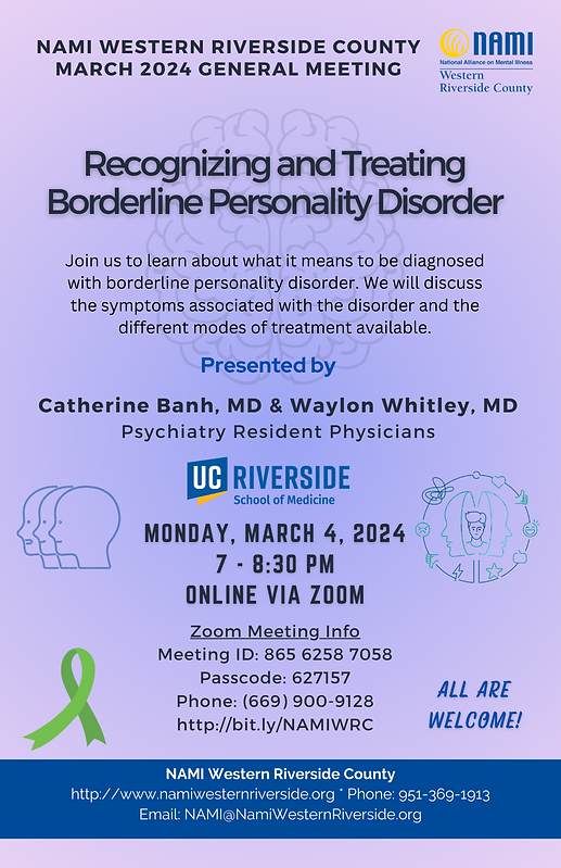 NAMI General Meeting