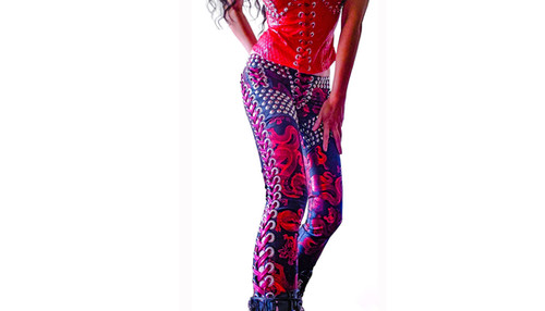 Heavy Metal Red Dragon Stagepants | Riot Stitch