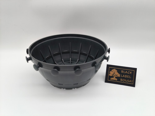 TIE POT, 22 x 10 cm, 2,5 l, anthrazit | Black Label Bonsai