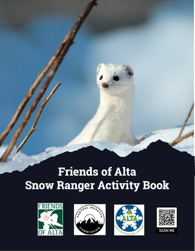 Snow Ranger Activity Book & Sticker- Winter | Friends of Alta