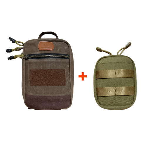 Smolder Waxed Pouch Bundle Firelite Pouch | roaringfiregear