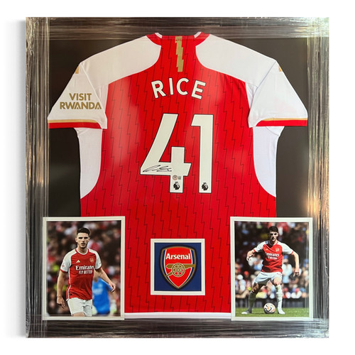 Jersey autografiado por Declan Rice | Iconos y Leyendas