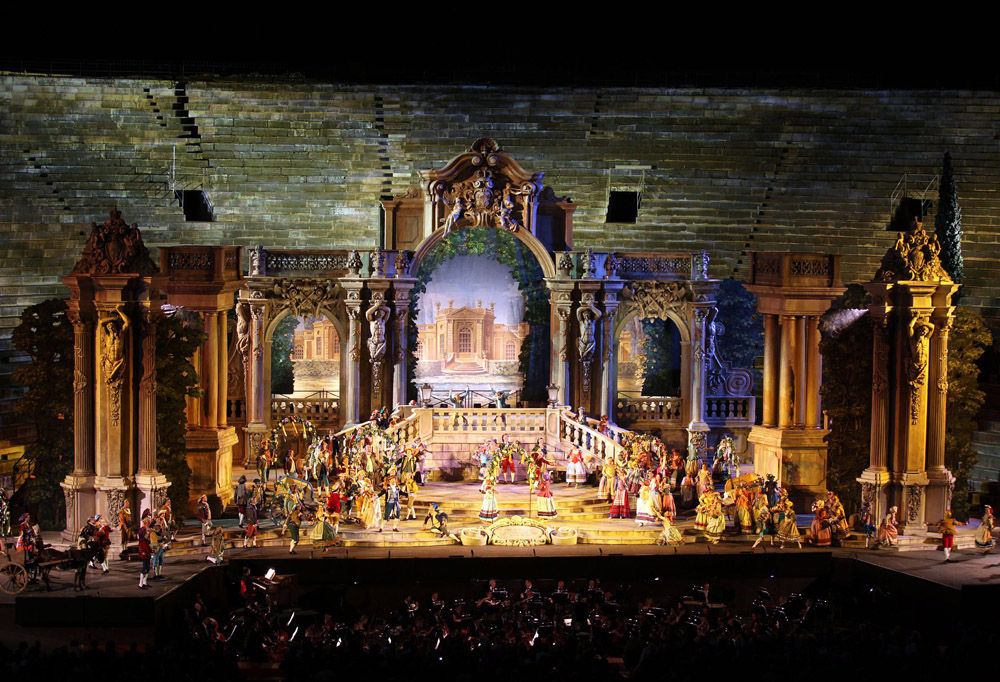 Opera at the Arena di Verona, Italy