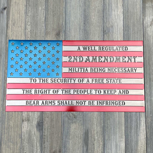2nd Amendment flag | Northwest Custom Met