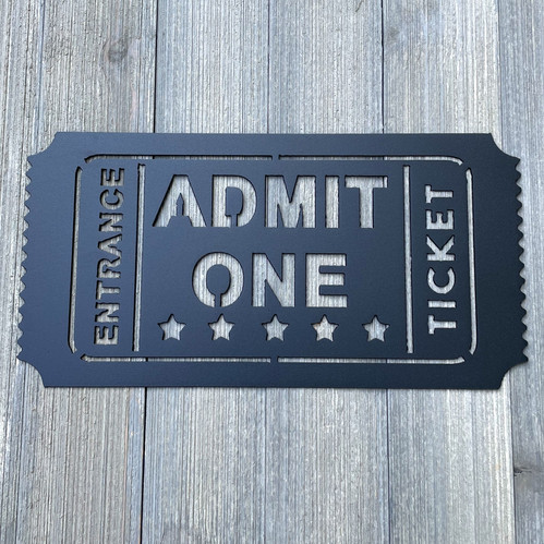 Admit One Movie Theater Ticket | Northwest Custom Met