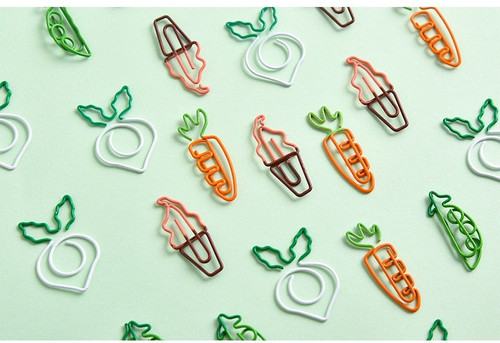 creative shapes paper clips | lemoncatshop