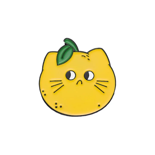 fruit cats enamel pin badge | lemoncatshop
