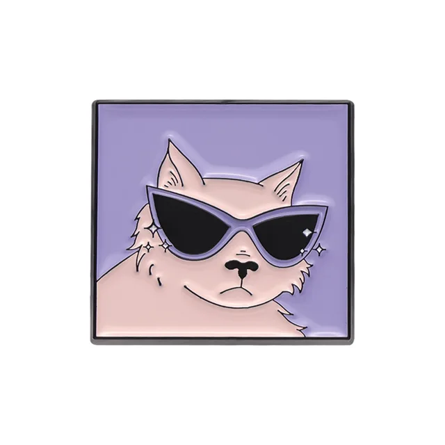 cool cats enamel pin badge | lemoncatshop