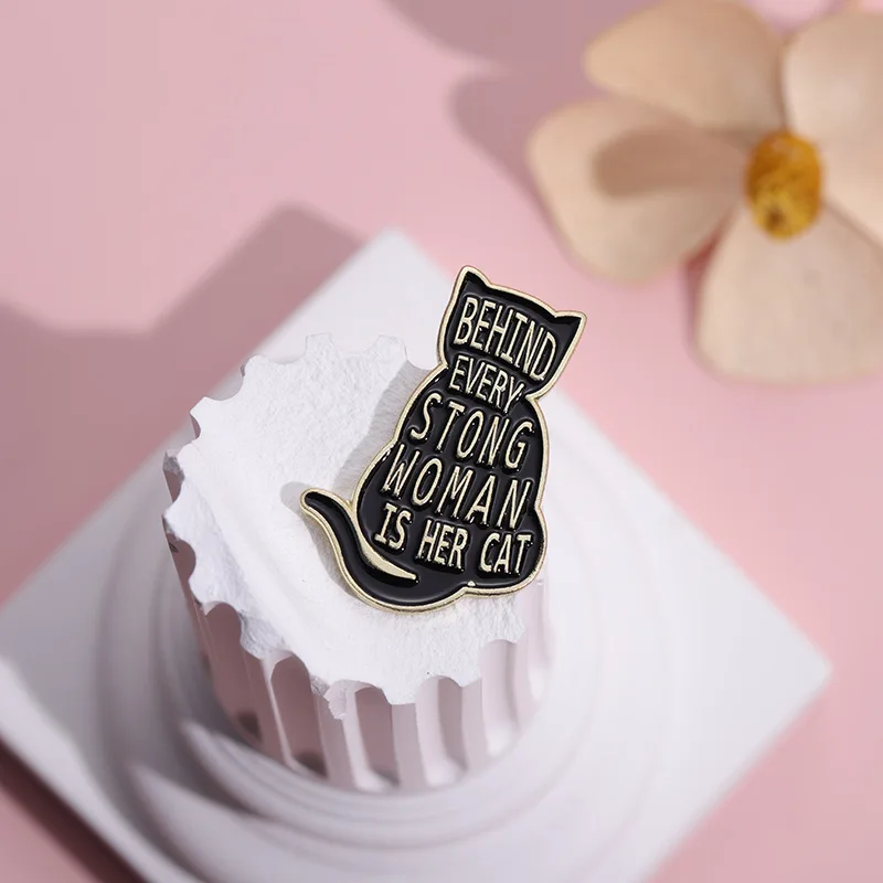 Purrfect Cats Enamel Pin Badge Lemoncatshop
