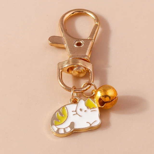 mini cat keyring keychain | lemoncatshop